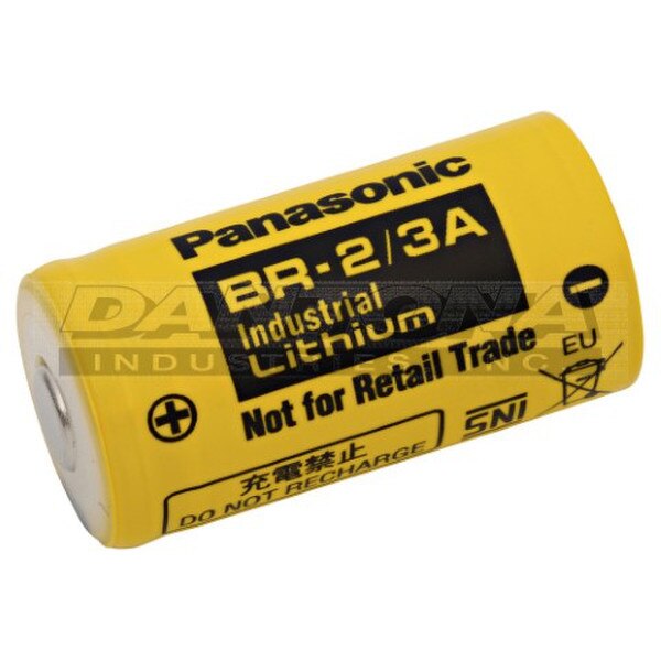 PANASONIC BR2/3A 3 VOLT LITHIUM COMP-5 16-7005 | completebattery.com