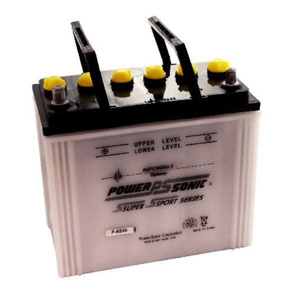 NS60 PENCIL POST MOWER BATTERY YUASA YUAM22NS6 NS60 | completebattery.com