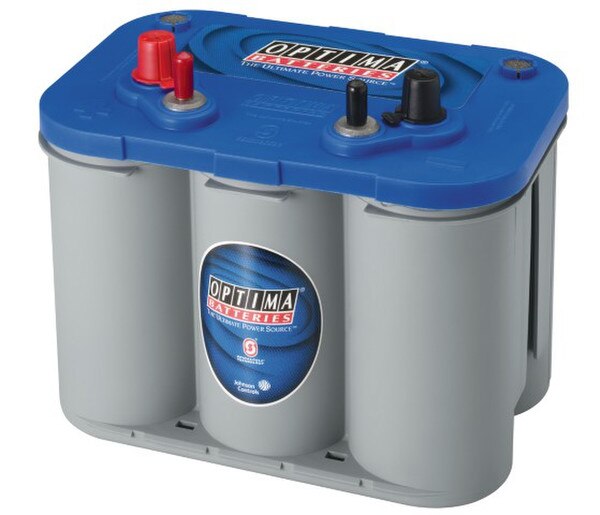 OPTIMA DEEP CYCLE BLUE TOP 55AH 120RC 870 MCA D34M BLUE OPTIMA DC BLUE ...
