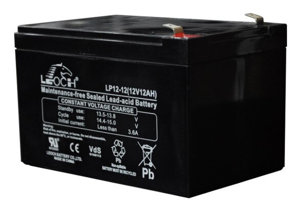 SEALED LEAD ACID BATTERY SLA F2 TERMINAL 12V 12 AH CSB GP12120 ...