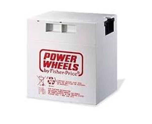 POWER WHEELS 12 VOLT GRAY TOP BATTERY 00801-0638 WB12V POWERWHEELS ...
